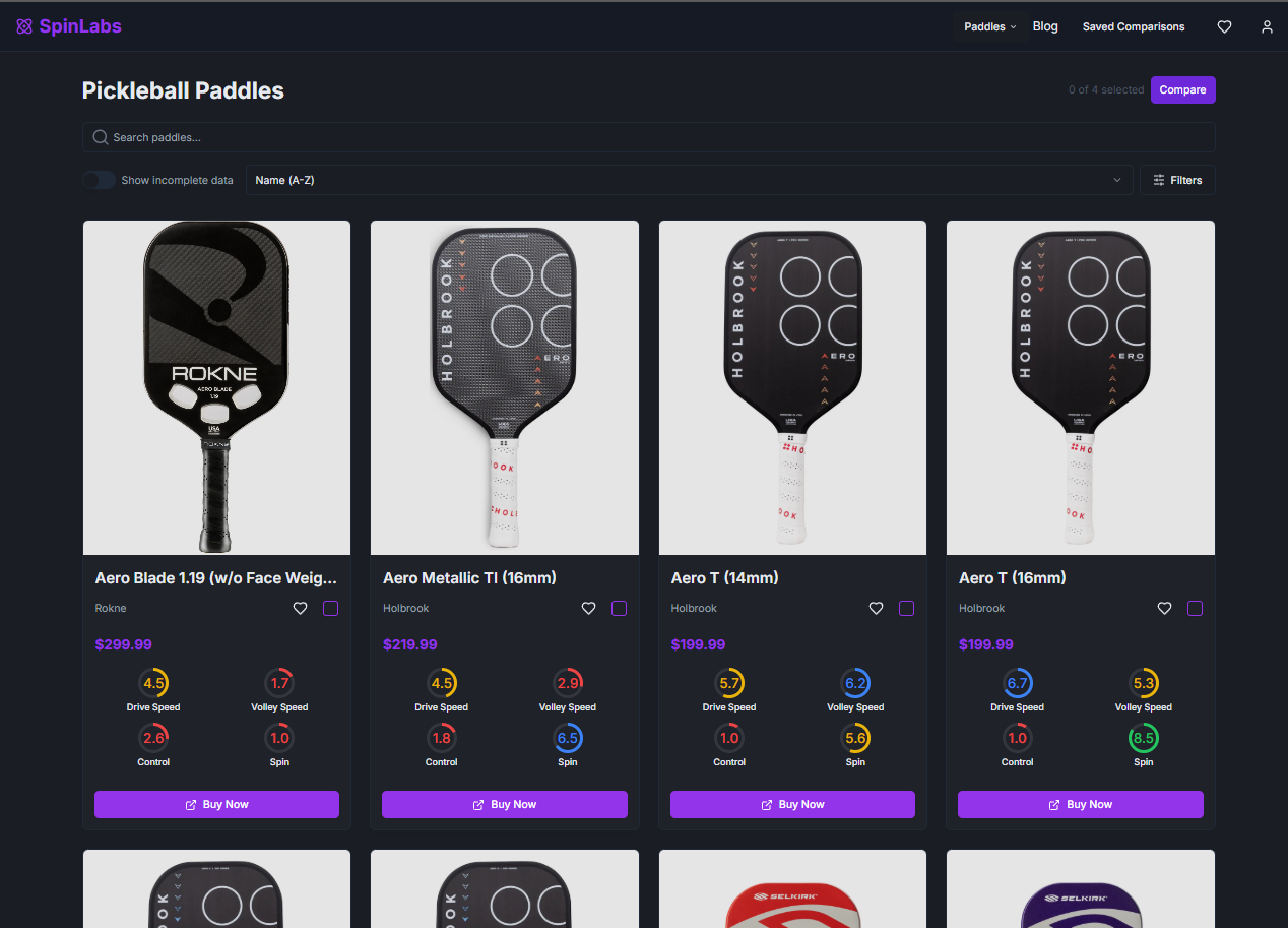SpinLabs | Find Your Perfect Paddle